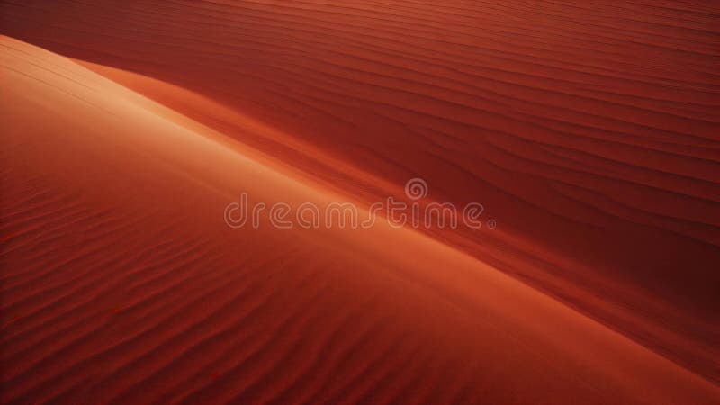 Close Up of Red Sand Texture Background Illustration with Ripples Stock ...