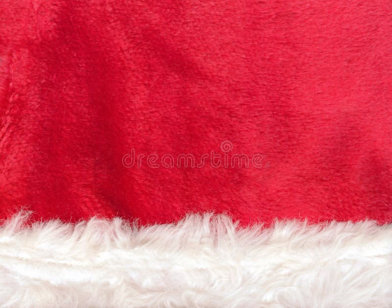 Close Up Red Santa Claus Hat Texture Stock Photo - Image of december ...