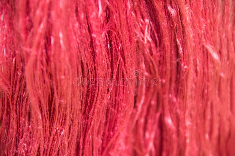 Close Up Red Silk Thread for Abstract Background Stock Image - Image of ...