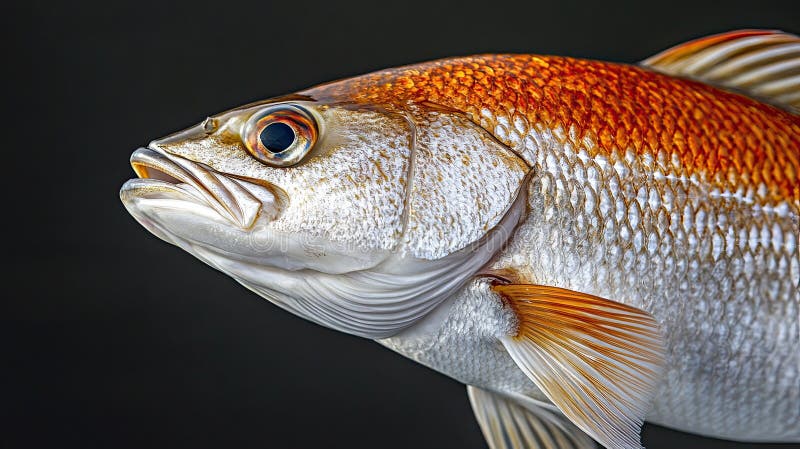 Close up Red Snapper Fish stock illustration. Illustration of ocean ...