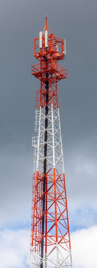 Telecom Tower stock image. Image of equipment, city, internet - 32033737