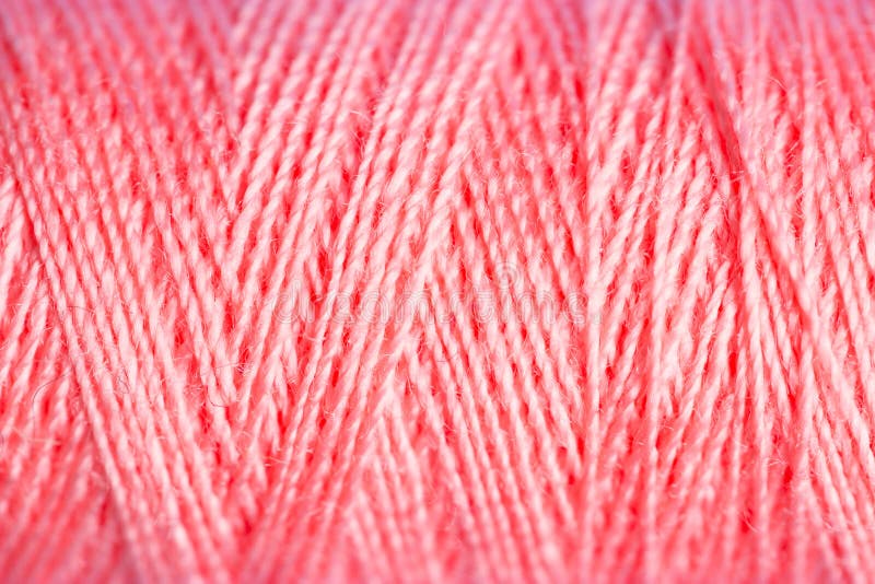 Close Up Red Thread Texture. Stock Photo - Image of filament ...