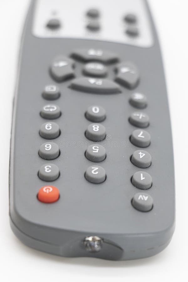 Close Up Remote Control for Controlling Tv Stock Image - Image of ...