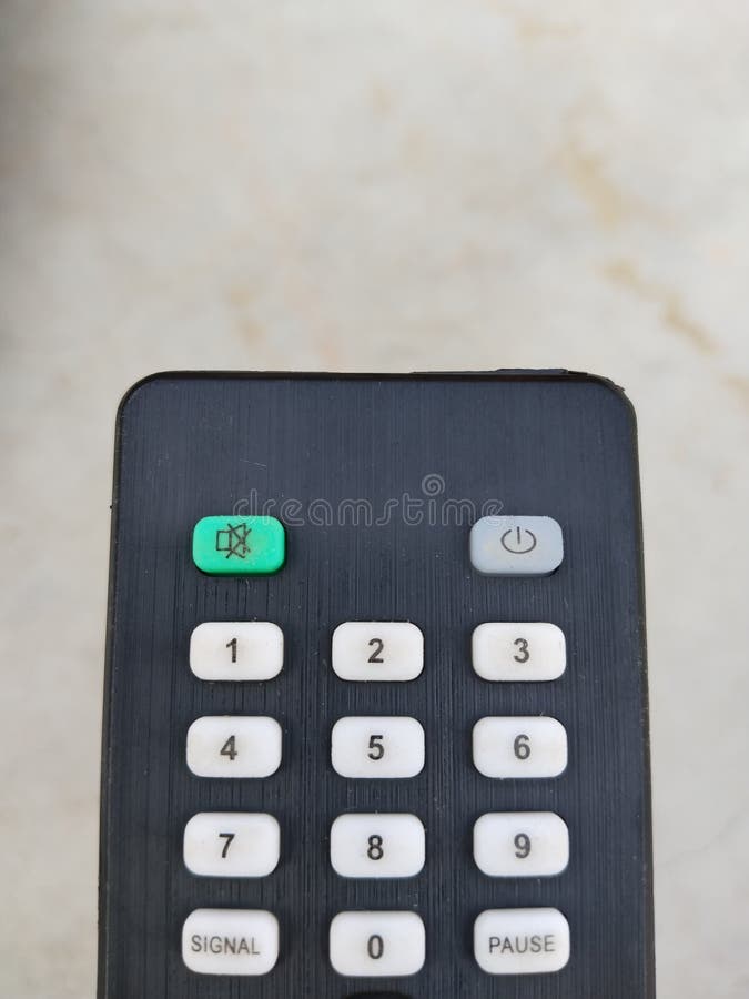Close Up Remote Control and His Key Number Stock Photo - Image of ...