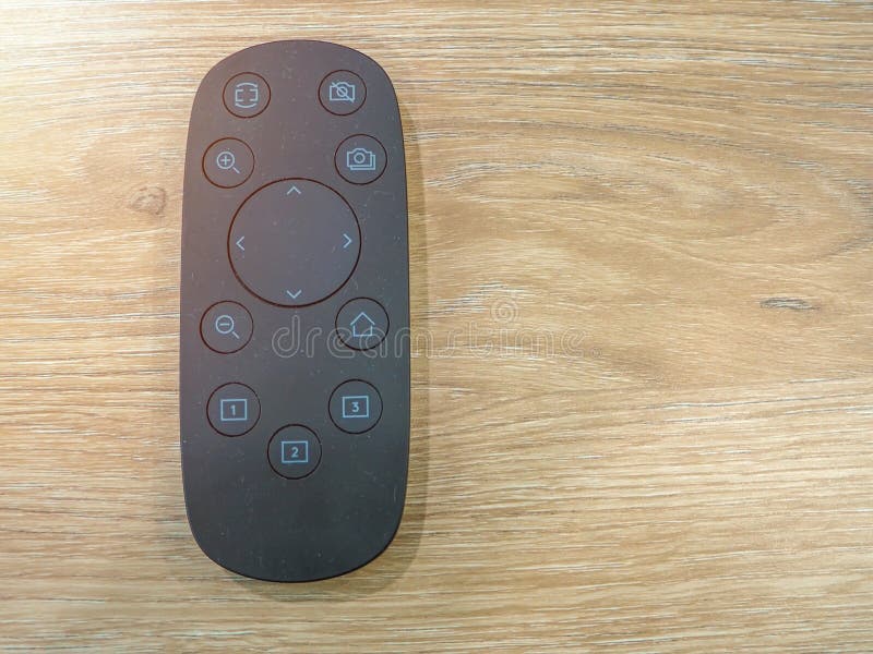 Close Up of Remote Control Presentation Projector Stock Image - Image ...