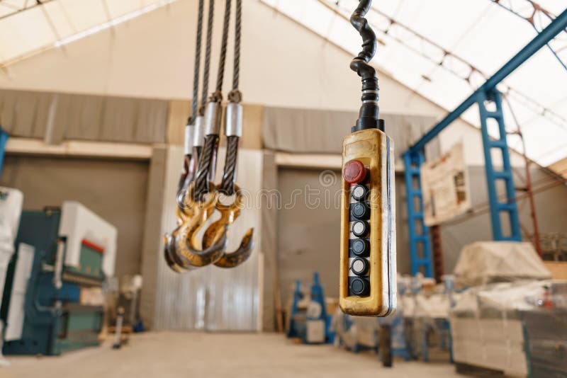 Close Up Remote Control Switch for Overhead Crane in Manufacture ...