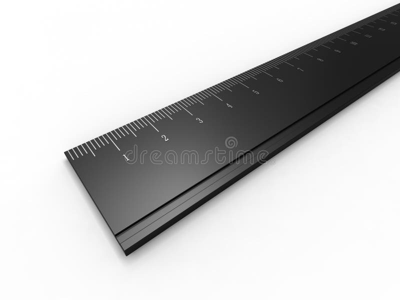 Black Ruler stock illustration. Illustration of width - 29909649