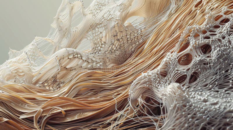 Fibrous Tissue Close-Up stock image. Image of tissue - 328076207