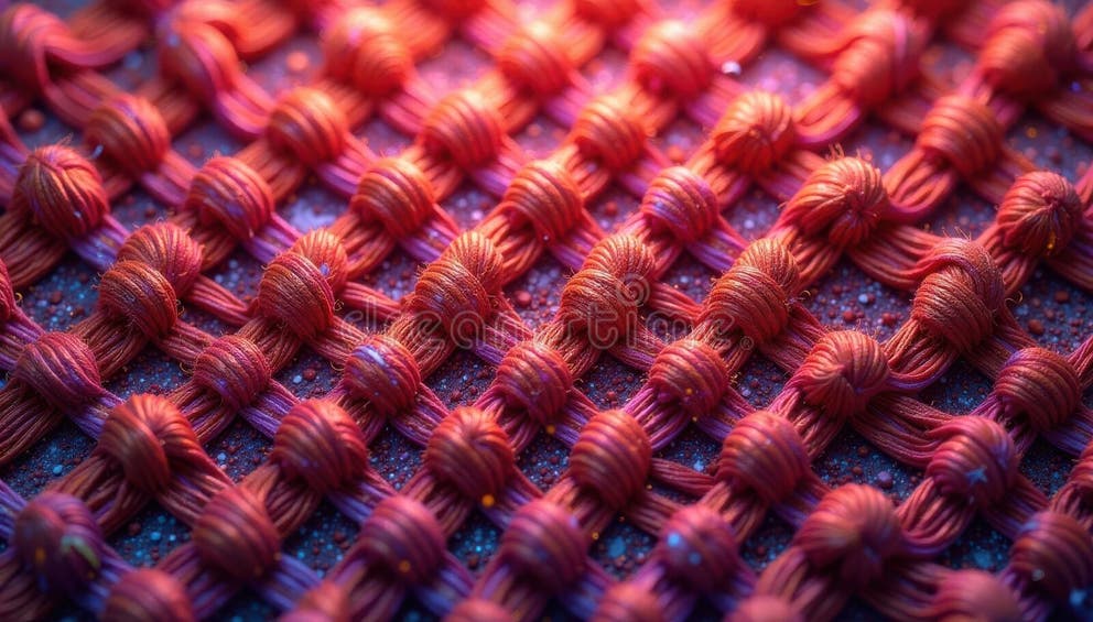 Close Up of Repeating Textile Design, Intricate Weave, Sample, Weave ...