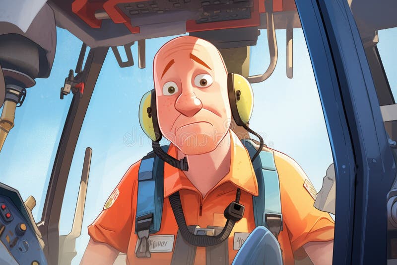Close Up of Rescue Helicopter Pilot Inside the Cockpit Stock Photo ...