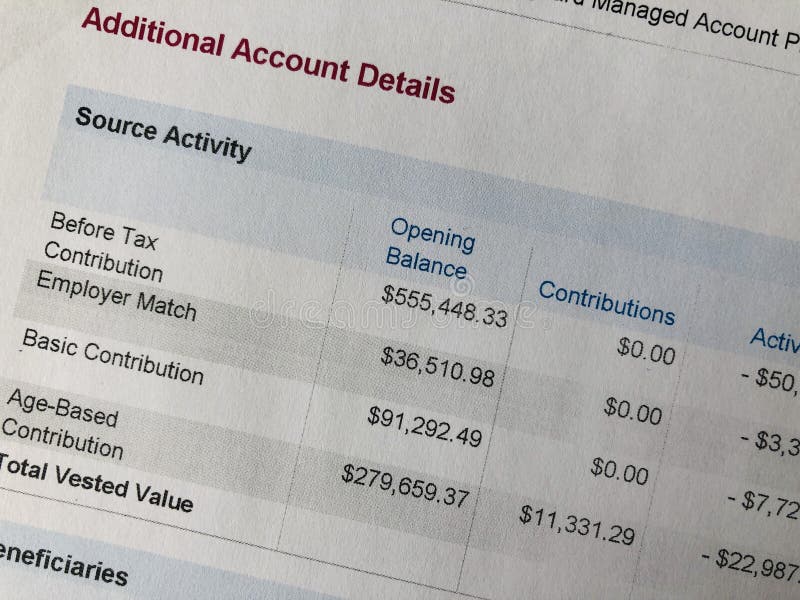 Retirement account balance stock image. Image of accountant - 137761633