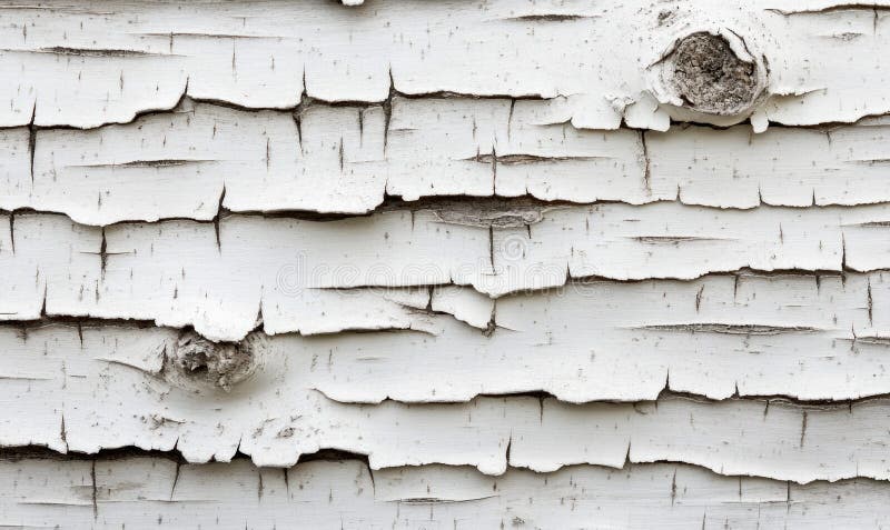 A Close-up Reveals the Intricate Details and Textures of a White Birch ...