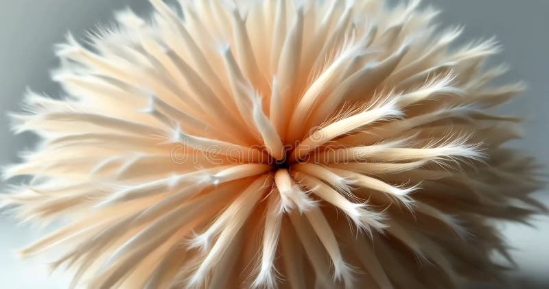 Cream-Colored Feather Detail Stock Video - Video of sphere, visual ...