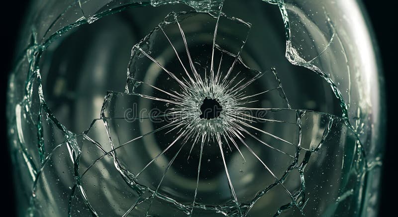 Shattered Tablet Screen stock illustration. Illustration of damage ...