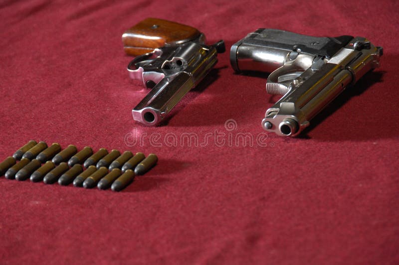 Close up of the revolver stock image. Image of skin, male - 96230069