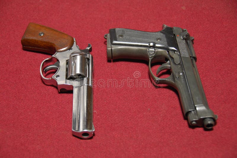 Close up of the revolver stock image. Image of secure - 96230117