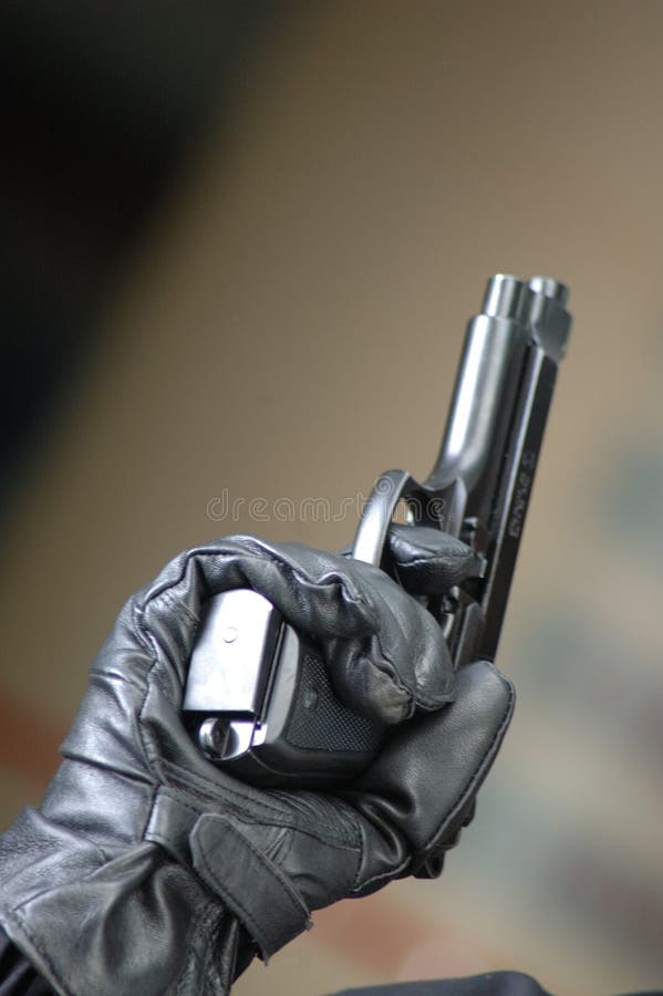 Close up of the revolver stock photo. Image of revolver - 96230422