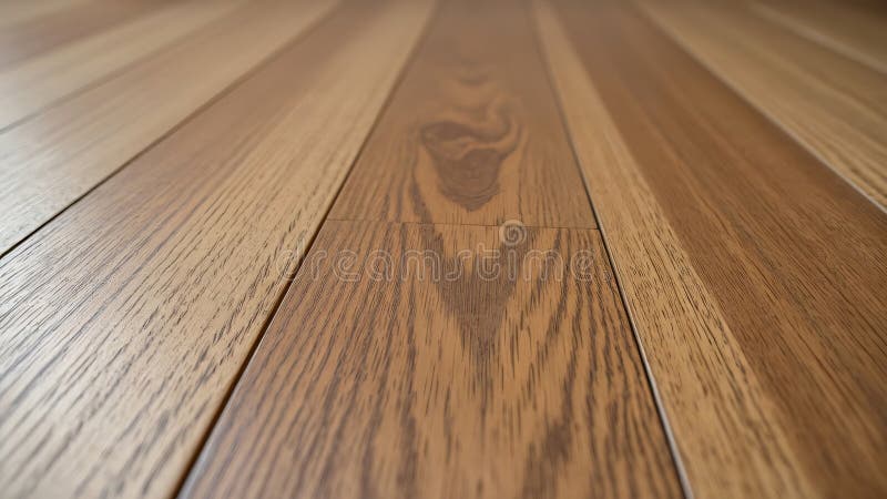 Close-Up of Rich Brown Cherry Solid Oak Wood Grain Flooring Texture ...