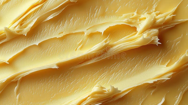 Close Up of Rich Creamy Butter Texture for Culinary Uses Stock Photo ...
