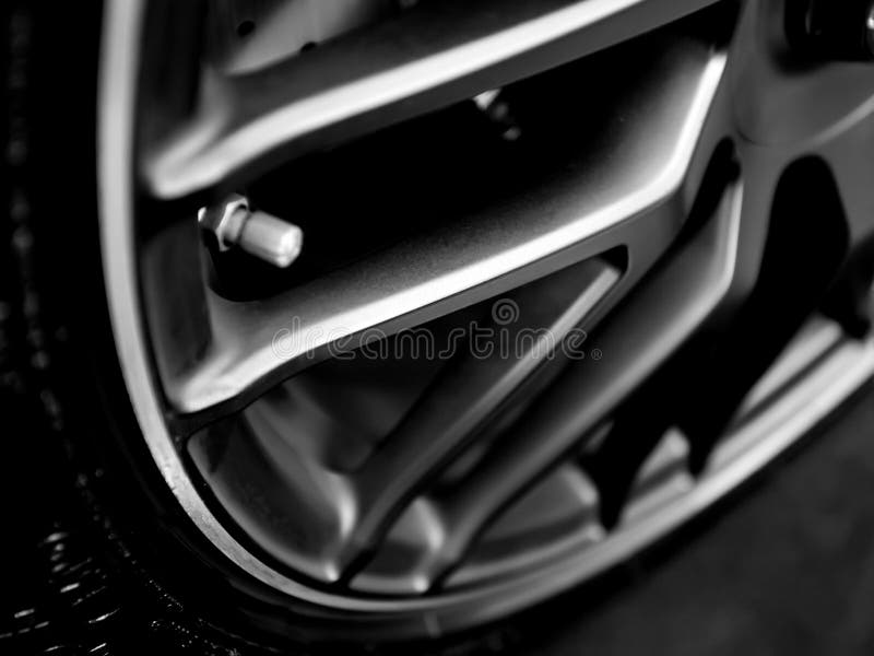 Close Up of Rims from a Sport Car Stock Photo - Image of rims ...