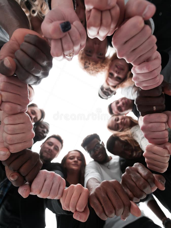 Ring of Hands Teamwork Showing Stock Image - Image of help, human: 63804255