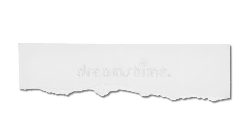 Ripped Notepad Sheet with Rough Edges Stock Photo - Image of note ...