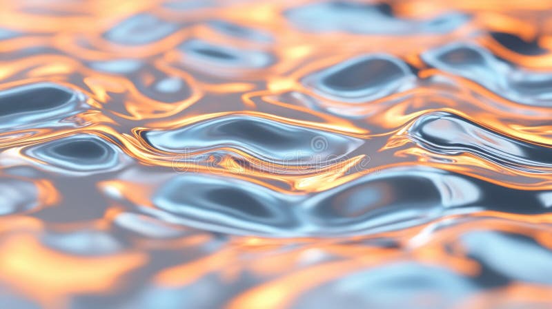 Abstract Glossy Liquid Surface Vibrant Colors Dynamic Wave Bright Light Stock Photos - Free ...