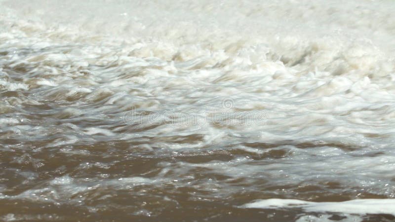 Close-up of River Foam after a River Rapid Stock Footage - Video of ...