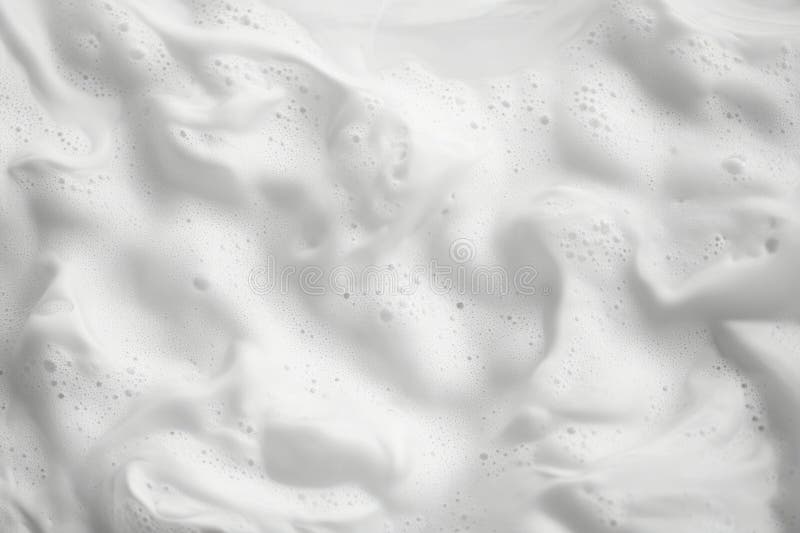 Close-up of River Foam Texture, Soft White Bubbles Forming Dynamic ...