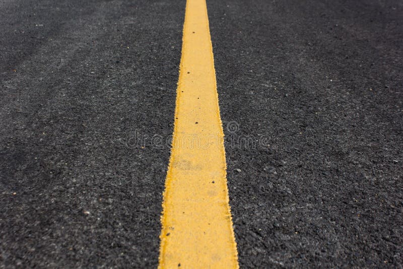 Road divide yellow line stock image. Image of empty - 142746525
