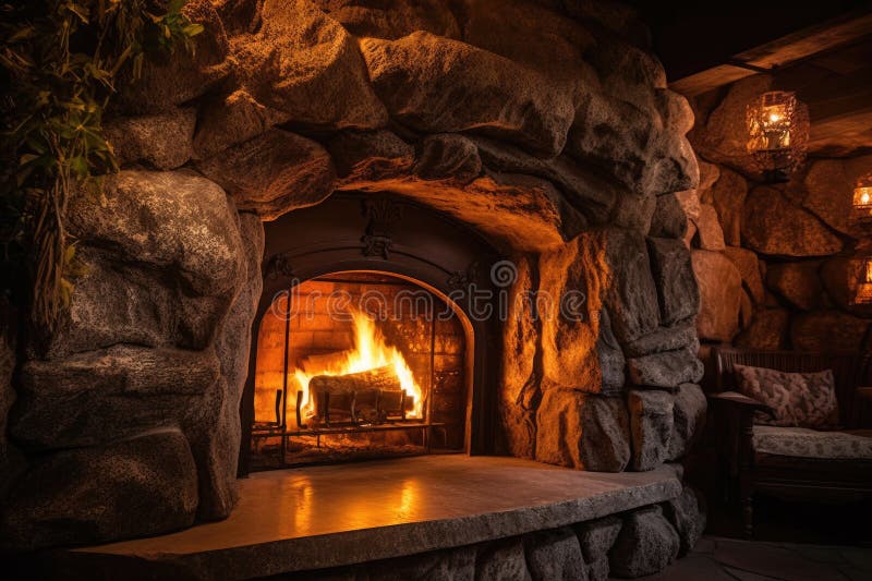 Roaring Fireplace Stock Illustrations – 195 Roaring Fireplace Stock ...