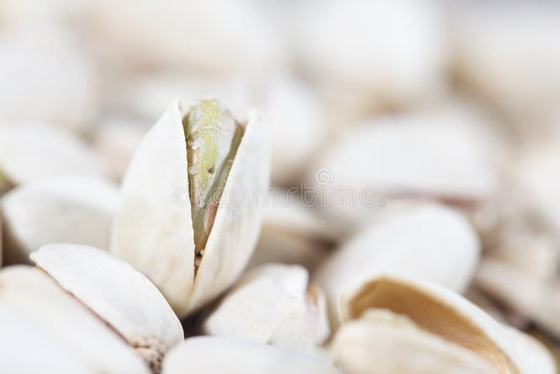 Close-up of Roasted Pistachio Nut in Shell Stock Photo - Image of ...
