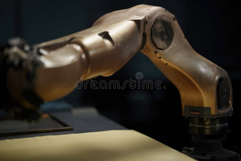 Close-up of Robot Arm, with Tools and Parts Visible Stock Photo - Image ...