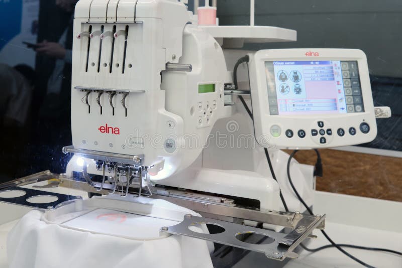 Close-up of a Robotic Sewing Machine with Artificial Intelligence ...
