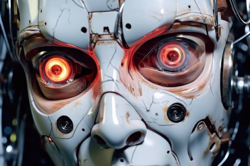 Close Up Robots Facial Features Eyes Stock Photos - Free & Royalty-Free ...