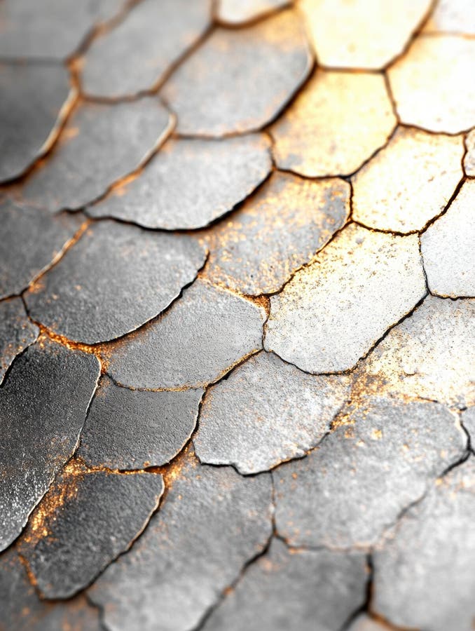 A Close Up of a Rock with a Pattern of Small, Jagged Pieces Stock ...