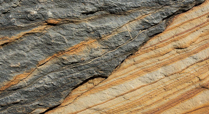 Close-up of a Rock Surface Featuring Distinct Layers and Textures. the ...