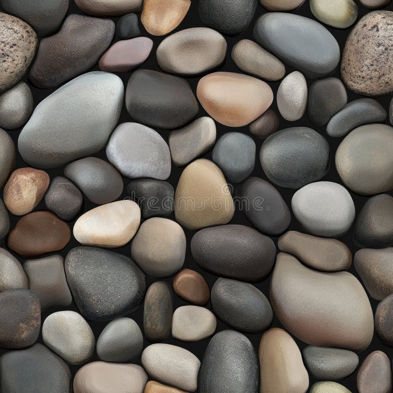 A Close Up of a Rock Wall with a Variety of Different Sized Rocks Stock ...