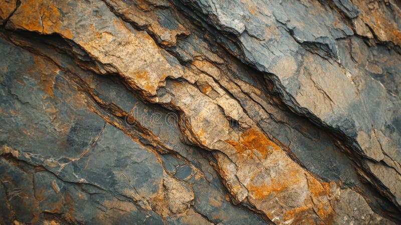 Close-up of a Rocky Cliff Face with Layers of Sedimentary Rock Stock ...