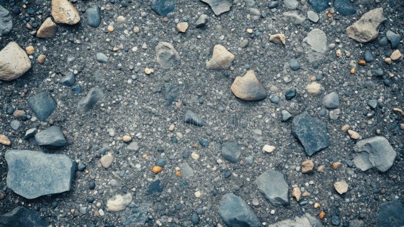 Close Up of Rocky Ground Texture Stock Illustration - Illustration of ...