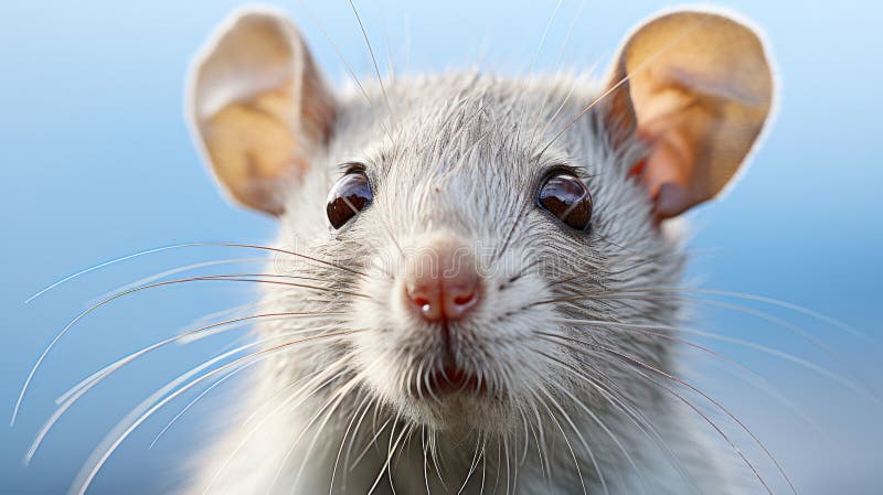 A Close Up of a Rodent. Generative AI. Stock Illustration ...
