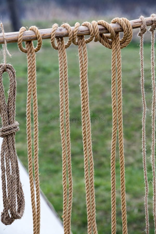 Close-up of rope with knot stock photo. Image of objects - 61397830