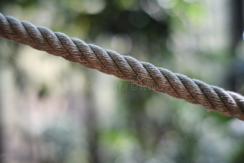 Close Up of the Rope Texture in the Garden Stock Image - Image of ...