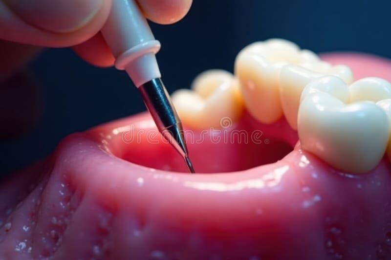 Endodontic Root Canal Treatment Process. Medically Accurate Tooth 3D ...