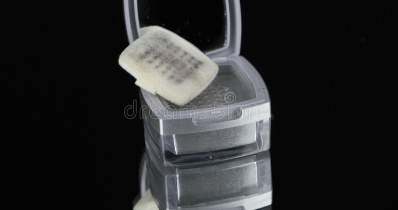 Close-up, Rotating Eye Gloss in the Box. Beautiful Reflection in the ...