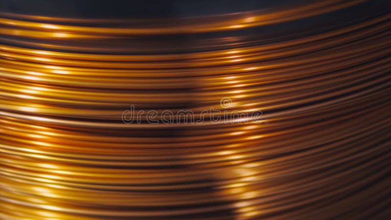 Copper Wire Manufacturing Process Winding Stock Footage - Video of braid, industry: 171132014