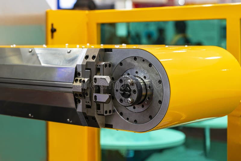 Close Up Rotation Head or Turning Arm of Automatic and Precision ...