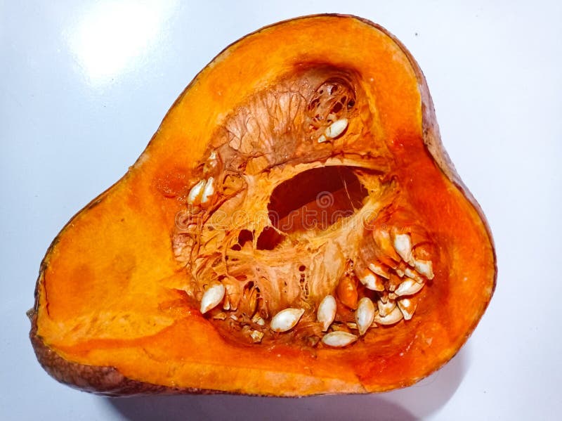 Close Up Rotten Pumpkin Isolated on a White Background Stock Image ...