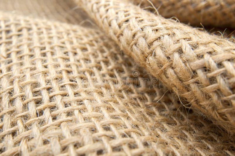 Close-Up of Rough Burlap Fabric Texture Stock Illustration - Illustration of fabric, rough ...
