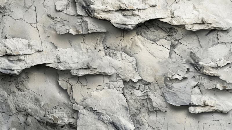 Close-up of Rough, Grey Rock Face with Natural Texture and Irregular ...